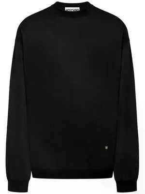 Moschino Crew Neck Sweater - Black