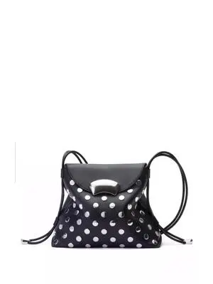 3.1 Phillip Lim Petite Soft Stud Embellished Shoulder Bag - Black