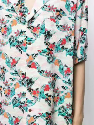 SULVAM Floral-print Shirt - Multicolour