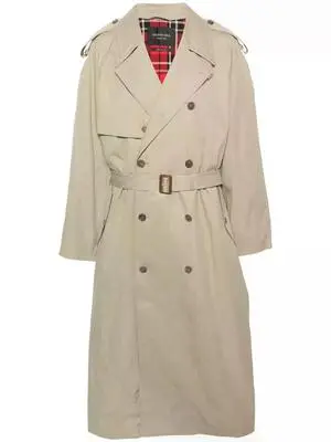 Balenciaga Belted Maxi Trench Coat
