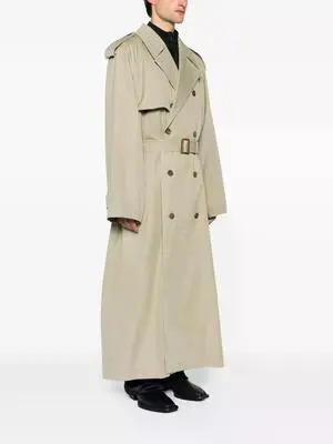 Balenciaga Belted Maxi Trench Coat