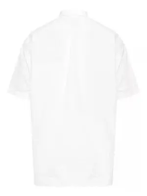 AND WANDER Appliqué-detail Short-sleeve Shirt