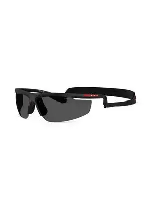 Prada Sports Sunglasses With Logo Print