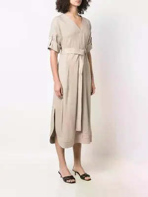 Lorena Antoniazzi Belted Midi Dress