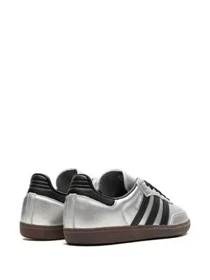 Adidas Samba Og Metallic Sneakers - Silver