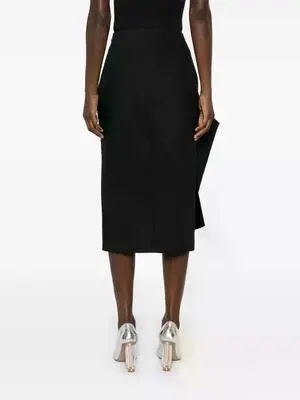 Viktor & Rolf Ruffled Detail Midi Skirt
