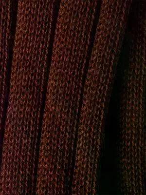 Prada Ribbed Knee-high Socks - Brown