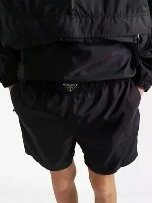 Prada Re-nylon Swimming Shorts - Black