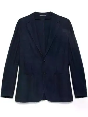 Canali Textured Blazer - Blue