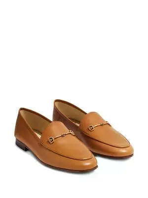 Sam Edelman Loraine Bit Metallic-horsebit Leather Loafers - Brown