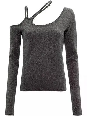 JW Anderson Cut-out Metallic Asymmetric Top