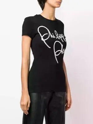 Philipp Plein Logo Print Cotton T-shirt
