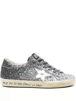 GOLDEN GOOSE Super-star Glitter Sneakers