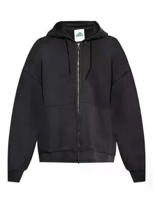 Adidas Fleece Zip-up Hoodie - Black