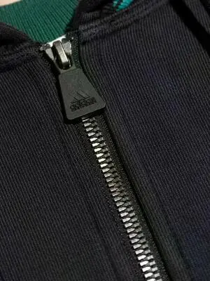 Adidas Fleece Zip-up Hoodie - Black
