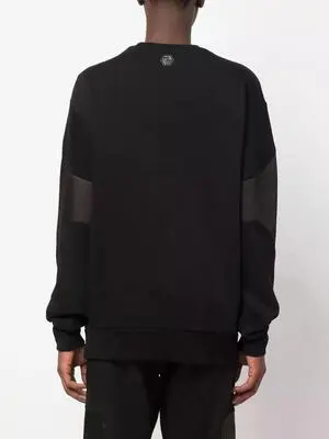 Philipp Plein Panelled Skull Sweatshirt