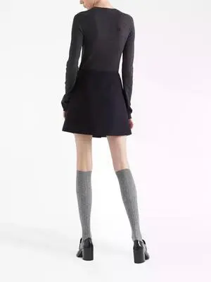Prada Logo Intarsia Wool Jumper