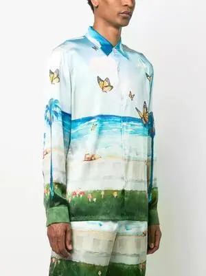 NAHMIAS Butterfly Beach Shirt