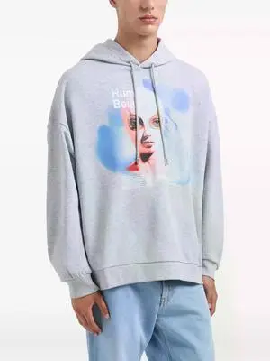Gcds Graphic Print Cotton Hoodie