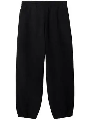 Burberry Ekd Embroidered Track Pants - Black