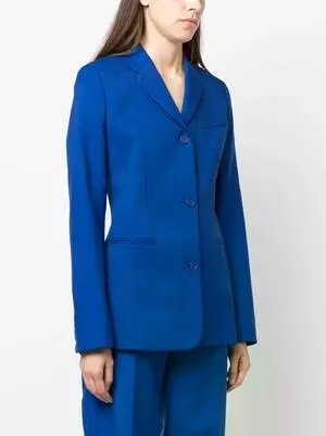 Off-White Darted Twill Blazer