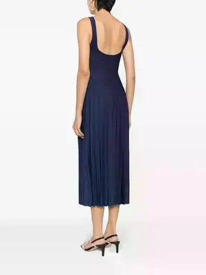 Staud Ellison Pleated Midi Dress