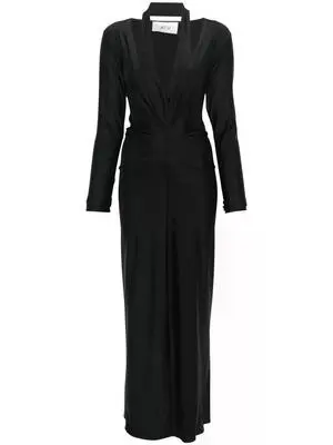 ATU BODY COUTURE Halterneck Maxi Dress - Black