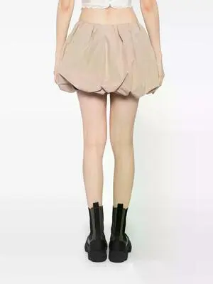 JNBY Pleated Cropped Waist Skirt - Neutrals