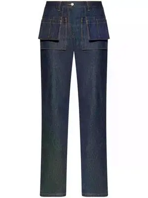 Helmut Lang High-waisted Straight-leg Denim Jeans