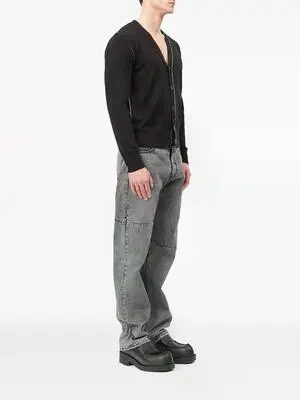 MAISON MARGIELA Single-stitch Fine-knit Cardigan