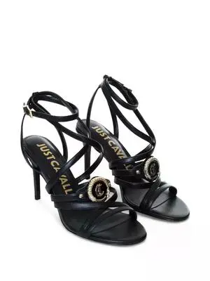 Just Cavalli 85mm Ivy Sandals - Black