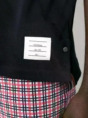 Thom Browne Rwb-stripe Knitted Top