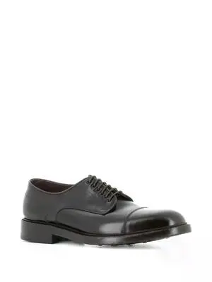 GREEN GEORGE Cap-toe Derby Shoes - Brown