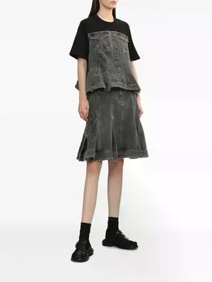 3.1 Phillip Lim Belted Denim Skirt