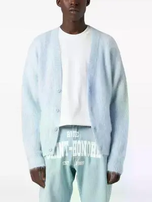 1989 STUDIO Logo Print Brushed Cardigan