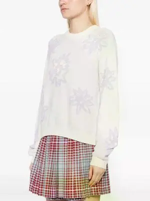 Maison Kitsuné Crew Neck Jumper - Neutrals