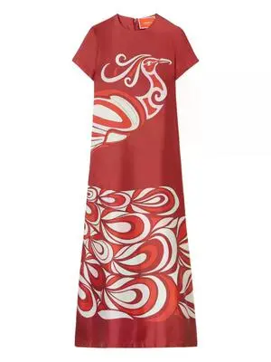 La DoubleJ Swing Maxi Dress Red