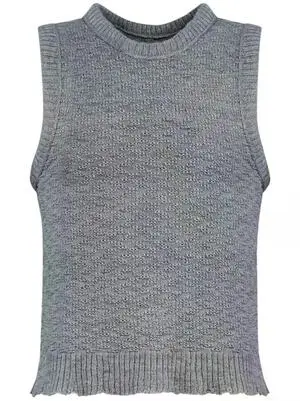 MAISON MARGIELA Screw-neck Knitted Tank Top