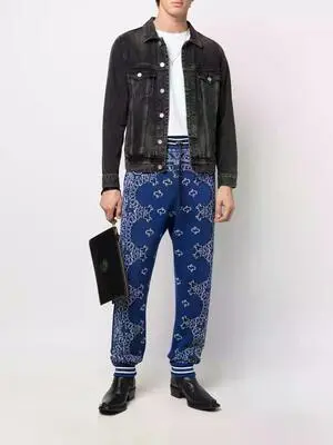 Amiri Bandana-print Track Trousers - Blue