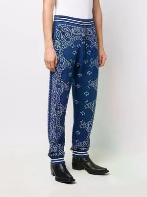 Amiri Bandana-print Track Trousers - Blue