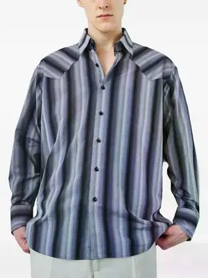 CARTER YOUNG Western Business Shirt - Blue
