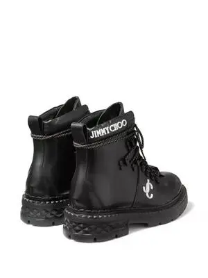 JIMMY CHOO Marlow Monogram Hiking Boots