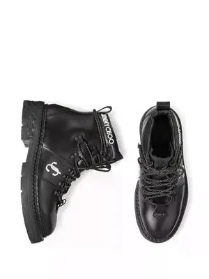 JIMMY CHOO Marlow Monogram Hiking Boots