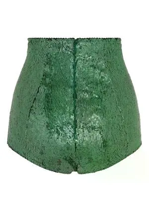 Dolce & Gabbana Sequin Culotte Briefs - Green