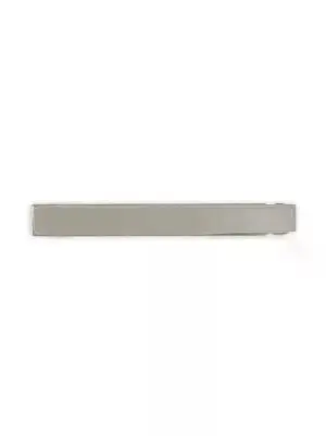 Dolce & Gabbana Logo-plaque Crystal-embellished Tie Clip - Silver