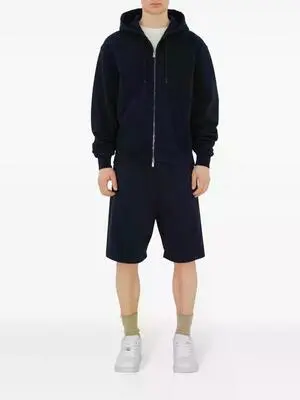 Burberry Equestrian Knight Appliqué Cotton Jersey Shorts