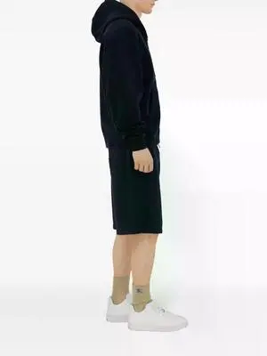 Burberry Equestrian Knight Appliqué Cotton Jersey Shorts