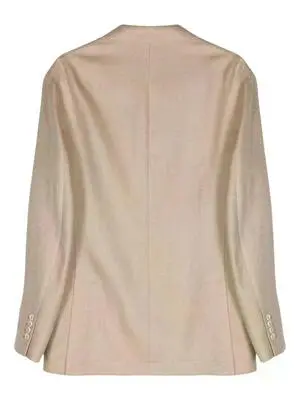 Brunello Cucinelli Linen Blend Single-breasted Blazer