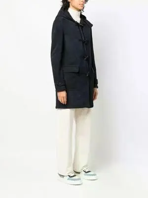 LISKA Faux-fur Lined Suede Duffle Coat