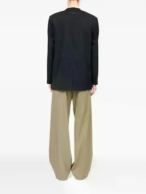 MAISON MARGIELA Collarless Single-breasted Blazer